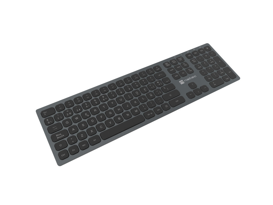 TECLADO NATEC DOLPHIN SLIM BLUETOOTH ALUMINIO | MR Micro: Teclados